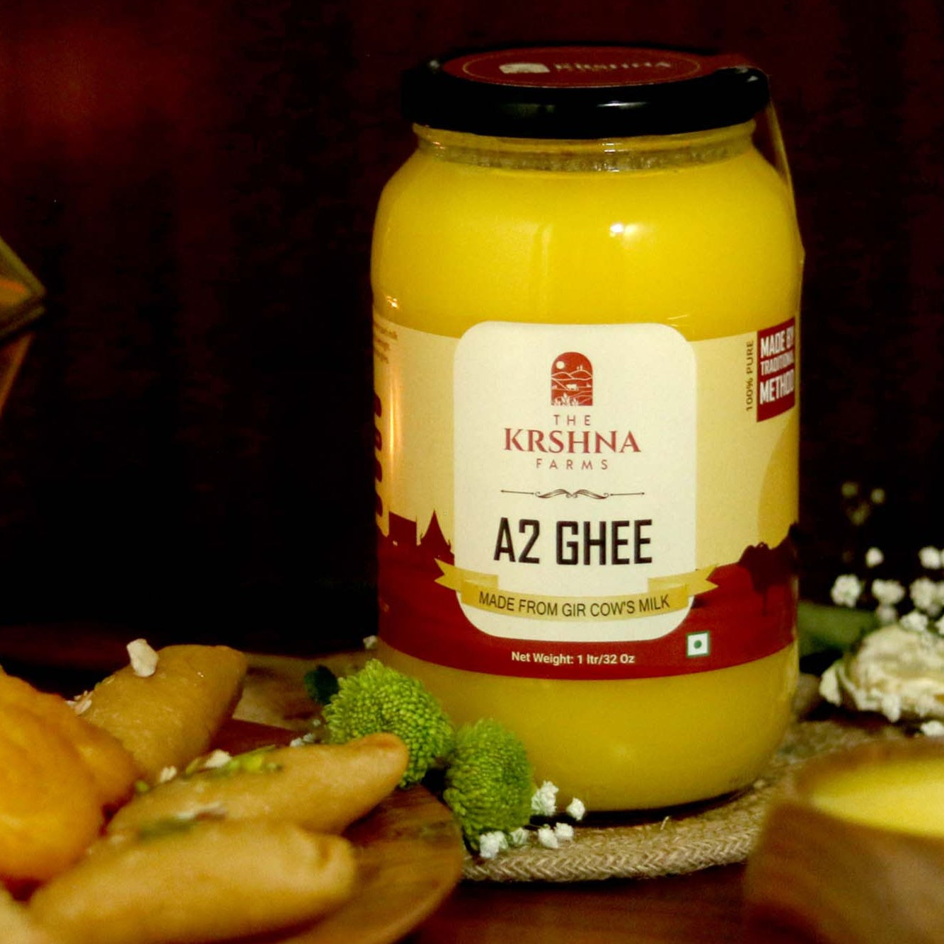 A2 Cultured Desi Gir Cow Ghee | Made from Bilona Method | A2 Cow Ghee ...